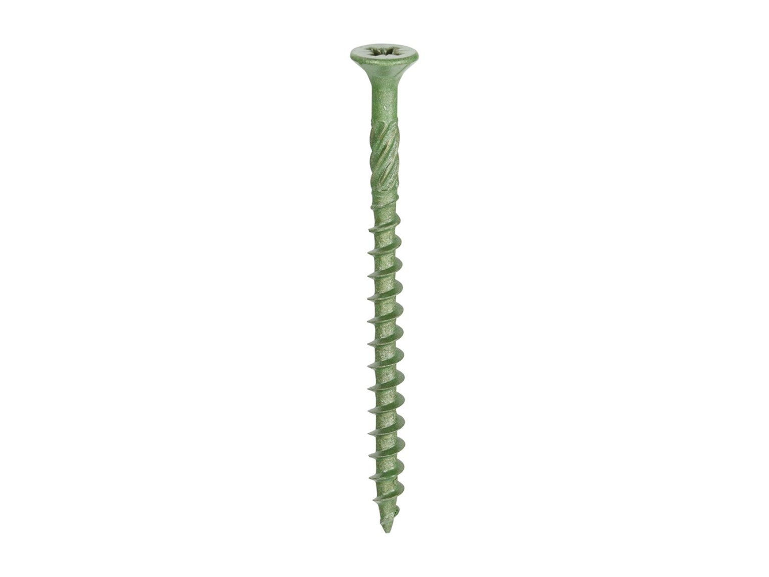 Decking Screws - PZ - Double Countersunk - Exterior - Green - 4.5 x 60 ...